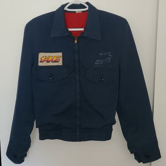 unbranded | Jackets & Coats | Vintage Distressed Work Jacket Sz Small ...